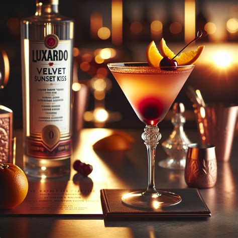 Velvet Sunset Kiss A Romantic Fusion Of Citrus And Cherry