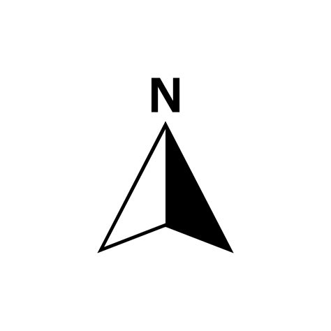 Drafting North Arrow Symbol