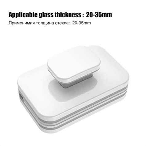 Window Glass Cleaner Magnetic Double Sided Wiper W Grandado