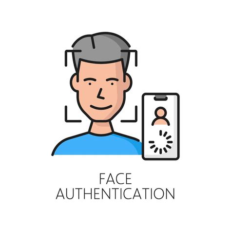 Face Authentication Icon Biometric Identification 39614931 Vector Art At Vecteezy