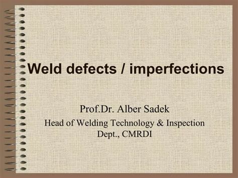 Welding Defects Pdf