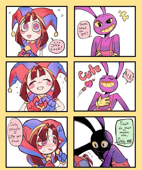 19 Ideas De Jax X Pomni Ship 👀🤷‍♂️ Dibujos Bonitos Ilustración De