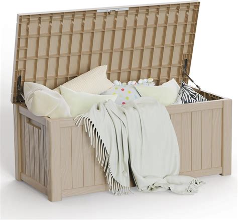 Outdoor Storage Housing Deck Box Waterproof Patio Furniture Garden