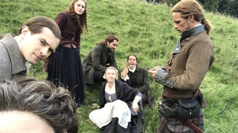 Outlander Season 5 See The Stars Behind The Scenes In Scotland Photos