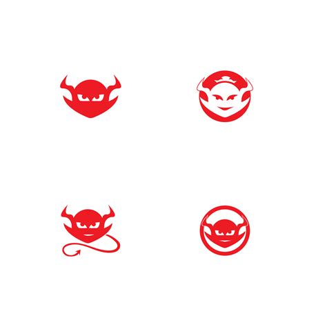 Devil Logo Vector Template 11446681 Vector Art At Vecteezy