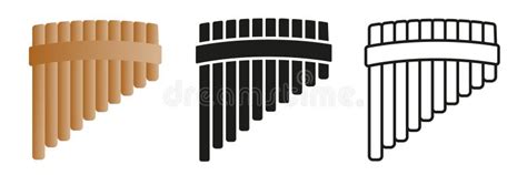 Flute A Simple Set Of Musical Instruments Stock Illustration Illustration Of Equipment