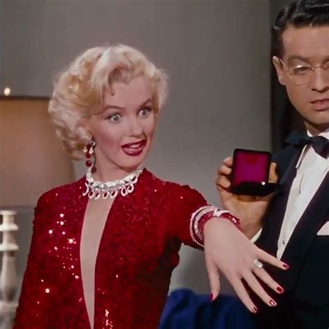 Marilyn Monroe And Jane Russell Gentleman Prefer Blonde 1953 Marilyn