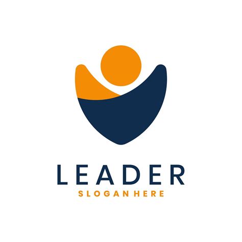 Leadership Logo Designs With Abstract Human Figure 71204496 Vector Art