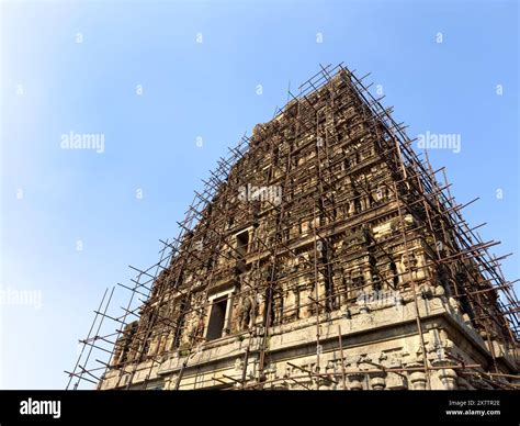 Tower Of Gingee Venkataramana Temple In The Gingee Fort Complex Villupuram District Tamil Nadu