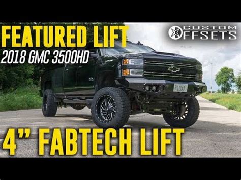 Featured Lift 4” Fabtech Lift Kit 2018 Chevy 3500hd Youtube