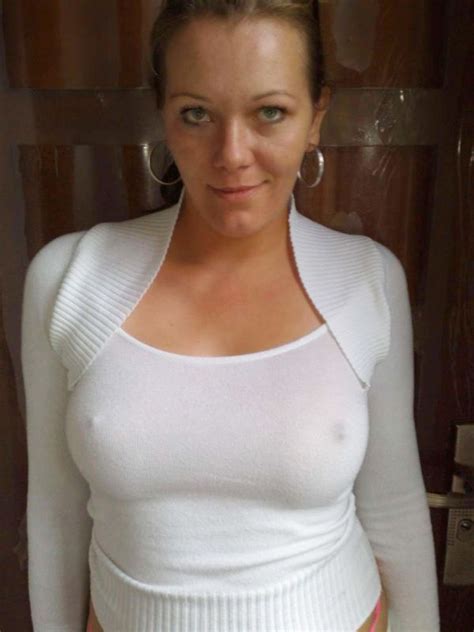 Braless Tank Top Cleavage Granny Cumception