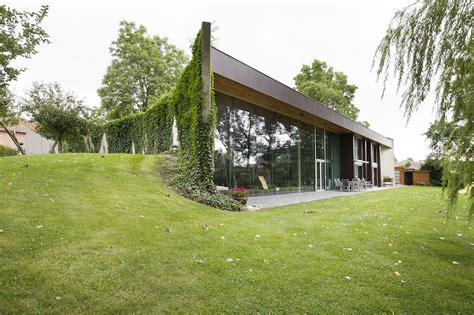 Photo 1 Of 12 In An Architects Dramatic Half Buried Home In Belgium Wants 1 6m Dwell
