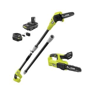 Ryobi 40v 10 In Cordless Battery Pole Saw With 2 0 Ah Battery And