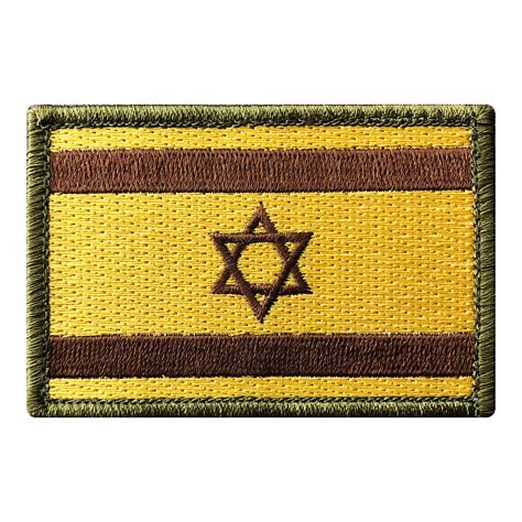 Israel Flag Star Of David Jewish Patch Embroidered Hook Miltacusa