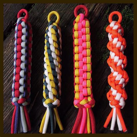 Customizable Paracord Key Chains Created With 550 American Made