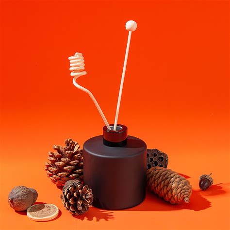 Red Yellow Ombre 200ml Glass Aroma Diffuser Bottle Xuzhou Olu Daily