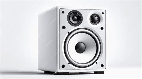 Premium Photo White Speaker Isolated On White Background
