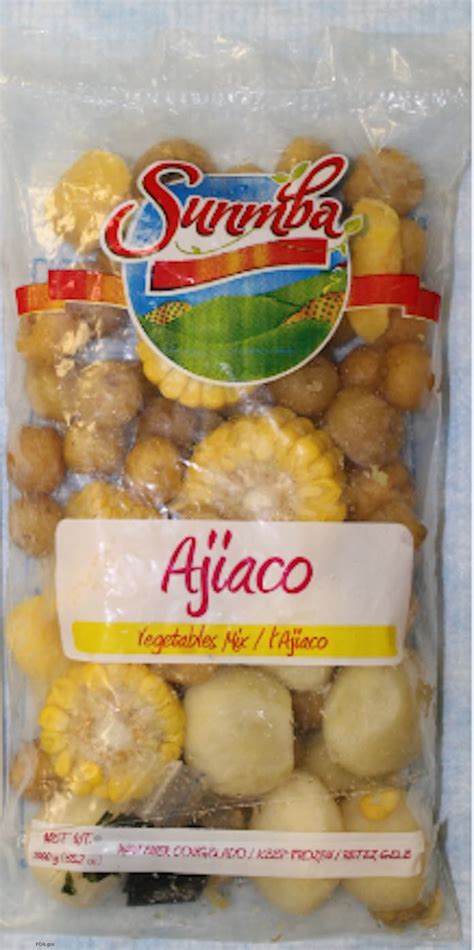 Sunmba Frozen Ajiaco Recalled For Possible Listeria Contamination