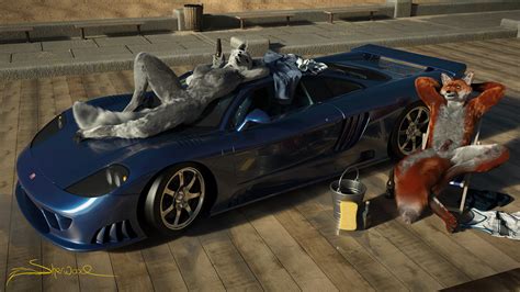 Rule 34 3d Alcohol Anthro Arctic Fox Beer Bent Leg Bent Legs Beverage