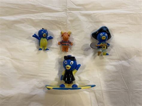 The Backyardigans 4 Tyrone And Pirate And Surfer Pablo Toy Action Figures 4621592426