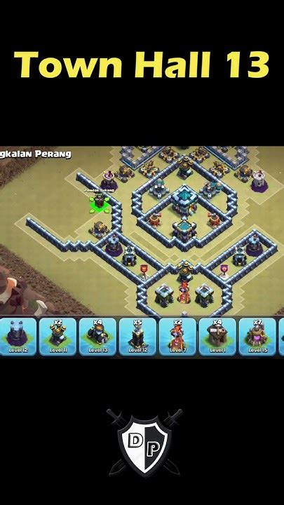 Base Th13 Warhybrid Terkuat Dan Terbaik 2025 Short Clashofclans