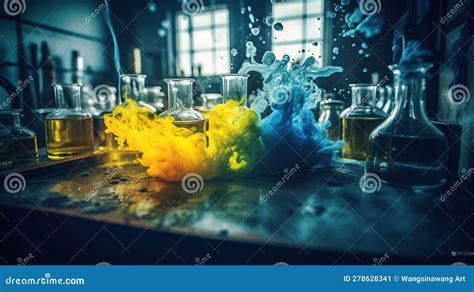 Chemists Lab Generated Ai Image Stock Illustration Illustration Of