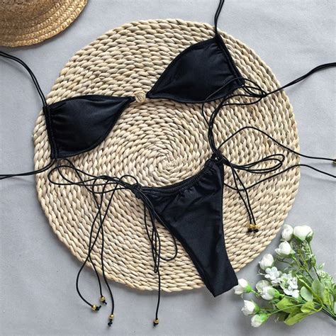 Sexy Women Swimsuits Micro Shiny Bikinis By Sunnybikinis