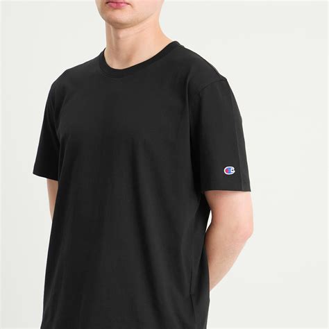 Champion Mens Reverse Weave Loose Fit T Shirt In Black Champion