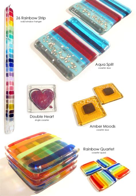 Funky Fused Glassy Goodies And Contemporary Crafts With A Retro Twist