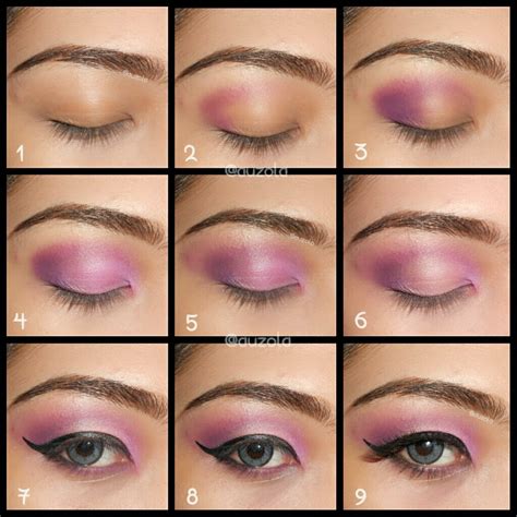 Tutorial Eye Makeup Purple Sweetheart