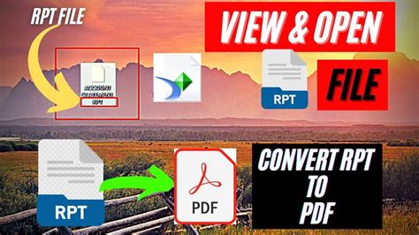 How To Open Or View Rpt File In Windows 7 Or 10 Convert Rpt File To