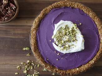 Okinawan Purple Sweet Potato Pie With Haupia Topping Recipe