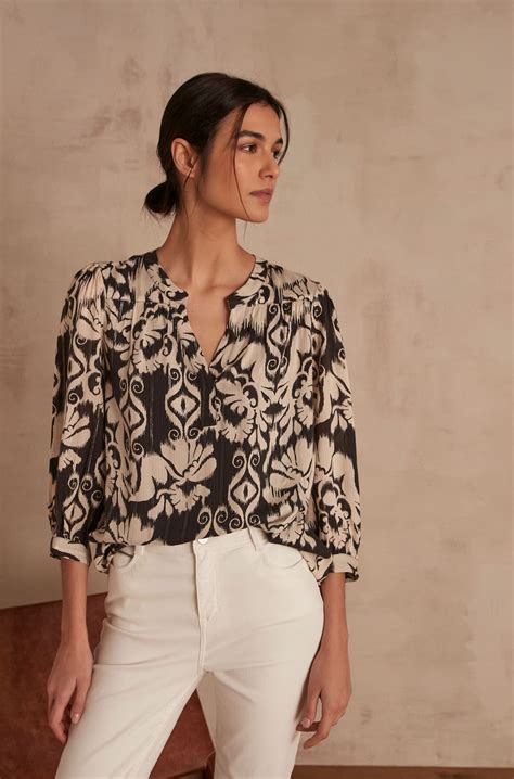 Bluse Elsa Damen Creme Maison 123