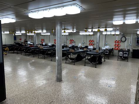 Expeditionary Medical Unit Emu Aboard The First Epf Flight Ii Ship Usns Cody T Epf 14