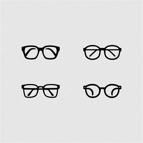 Premium Vector Set Of Vector Glasses
