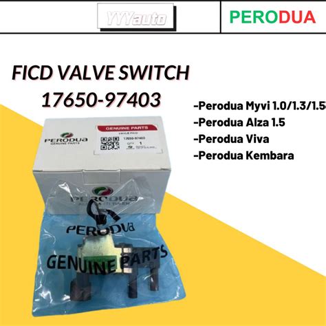 17650 97403 Ficd Vacuum Valve Pump Assy Perodua Myvi 13 15，alza 15