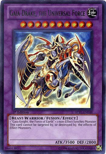 1 Gaia Knight The Force Of Earth 1 Non Effect Synchro Monster This