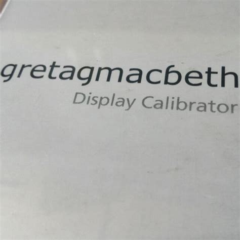 Gretagmacbeth Display Calibrator Health And Nutrition Health Monitors