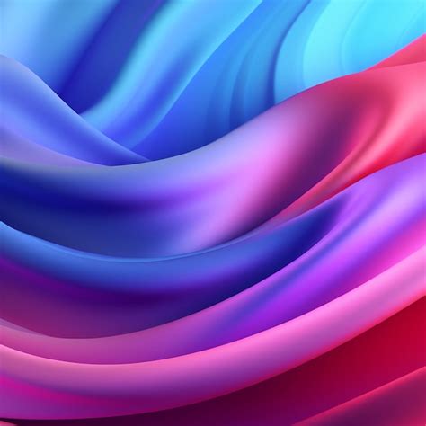 Premium Photo Gradient Wave Flow Background