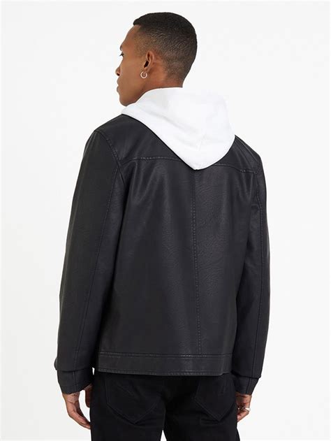 Mens Black Biker Jacket