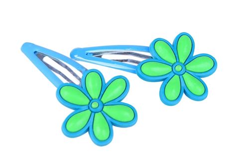 Premium Photo Colorful Barrette Isolated On White