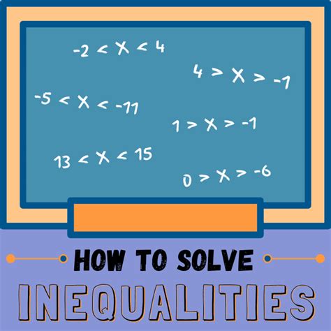 How To Solve An Inequality Between Two Numbers With Examples Owlcation
