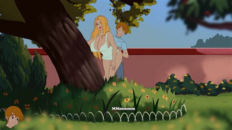 Rule 34 Animated Style Big Ass Big Breasts Blonde Hair Bush Cleavage