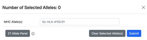 T Cell Class I — Next Generation Ng Iedb Tools 010 Documentation
