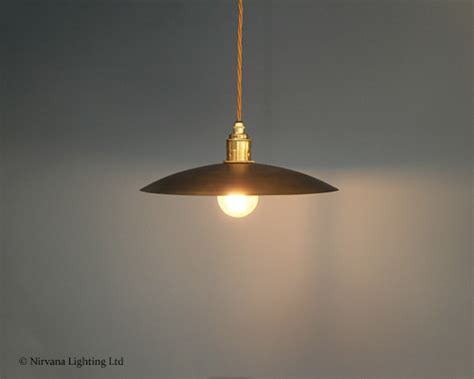 Dragonfly Platter Brass 1 Disc Pendant Light Nirvana Lighting