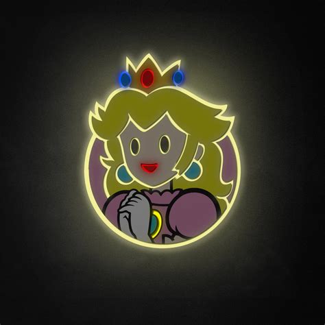 Princess Peach Symbol 3d Prince Peach Crown Turbosquid 1522025