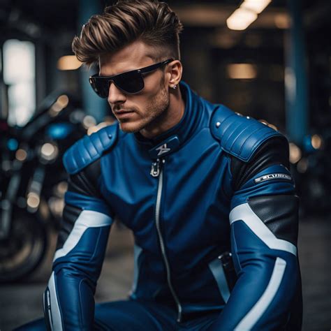 Blue Muscle Biker By Lovevelo35 On Deviantart