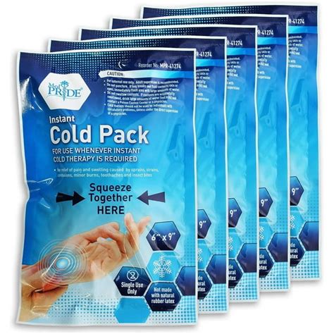 Medpride Instant Cold Packs 24 Pack Disposable Ice Packs