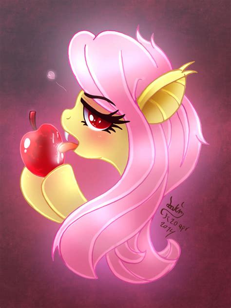 Mlp Fim Flutterbat Love Juicy Apples By Joakaha On Deviantart