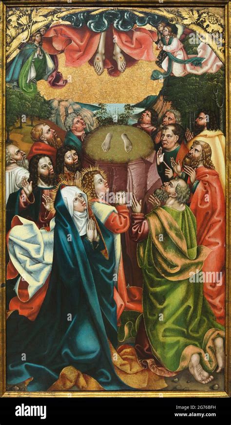 Ascension Of Jesus Detail Of The Passion Altarpiece From Göttingen By